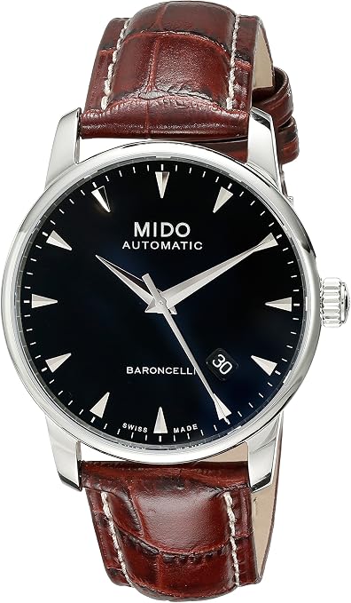 Mido Reloj Analógico Automático para Hombre con Correa de Piel ...