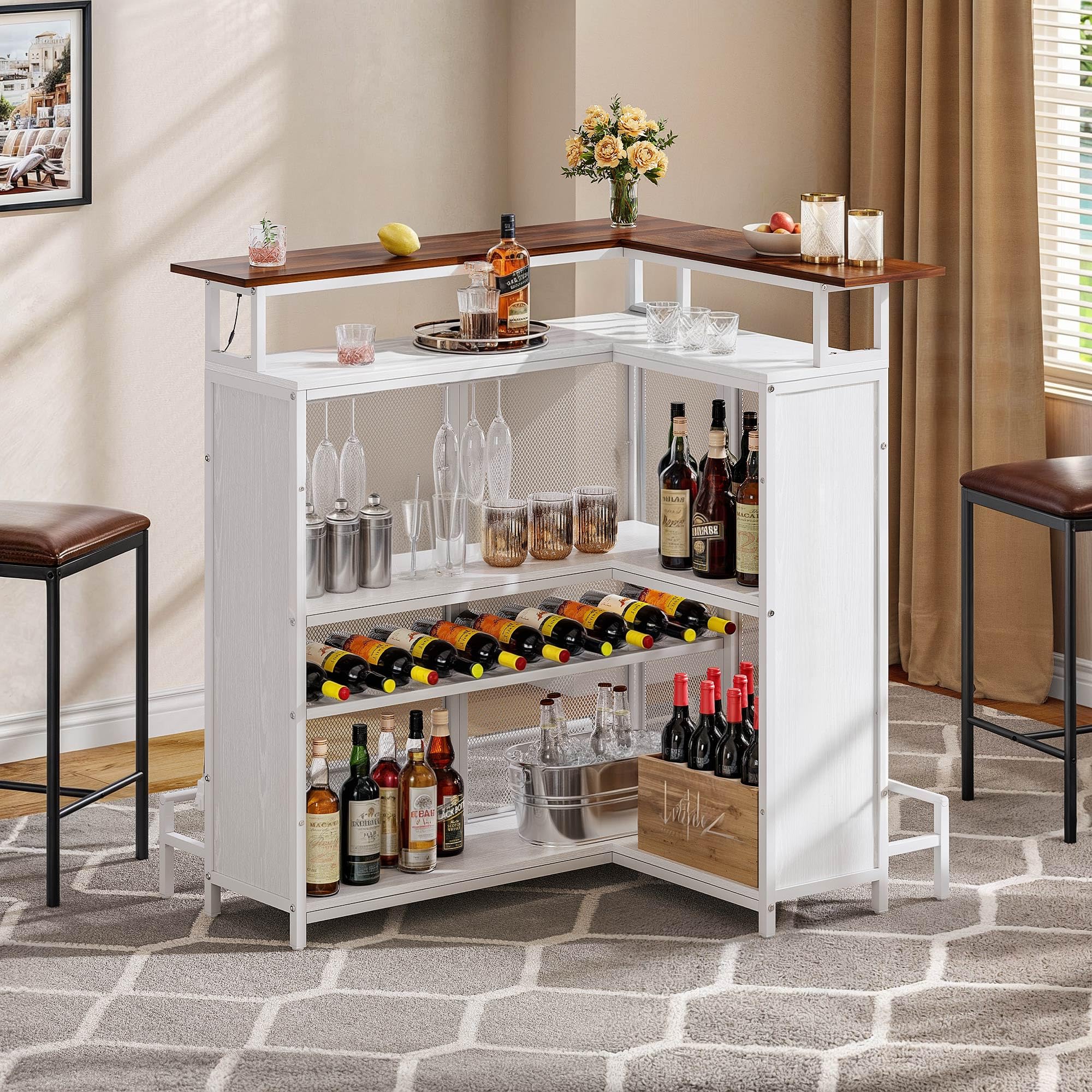 Wall Bar Cabinet Designs For Living Room