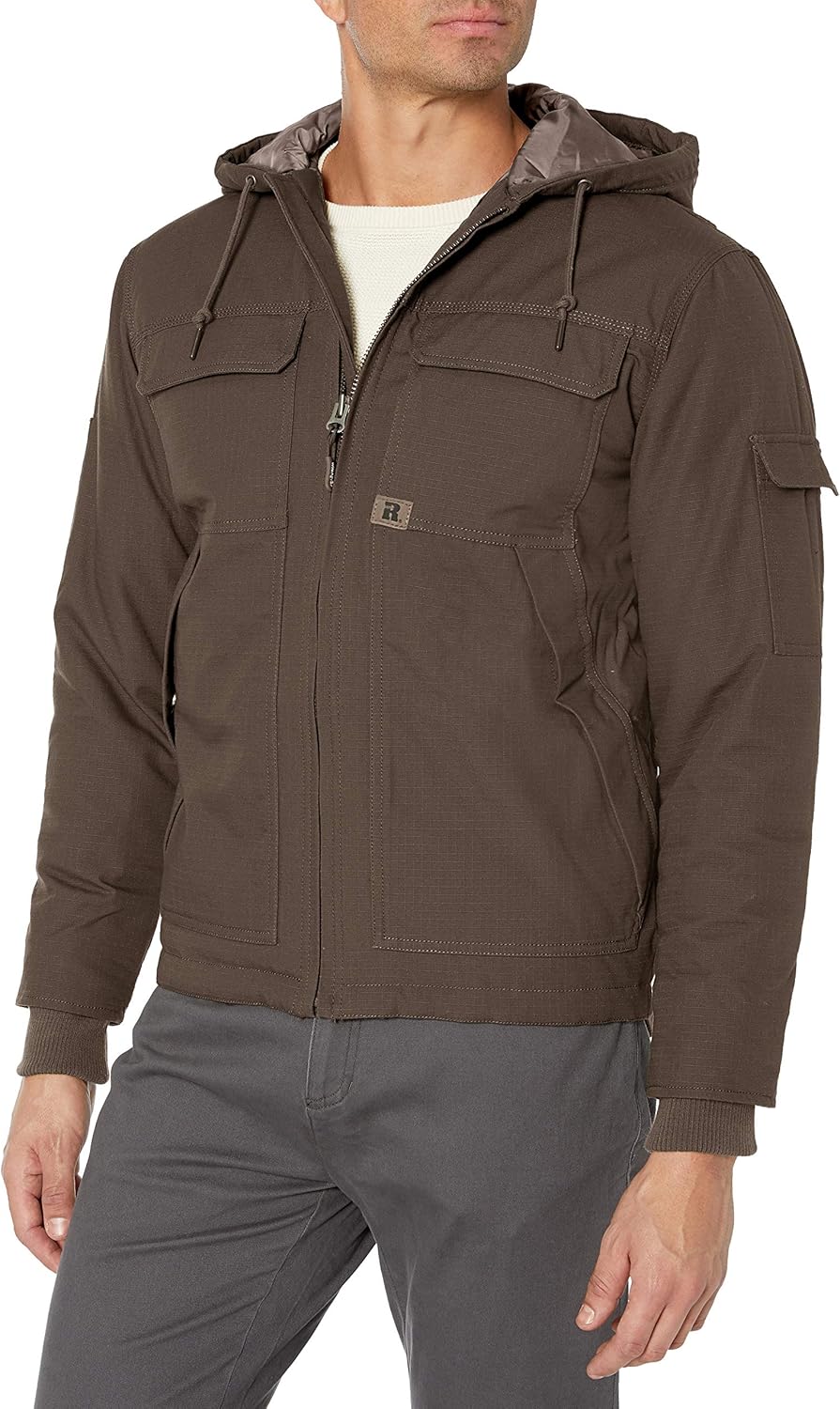 Wrangler Mens Ranger Hooded Jacket: Amazon.ca: Clothing & Accessories