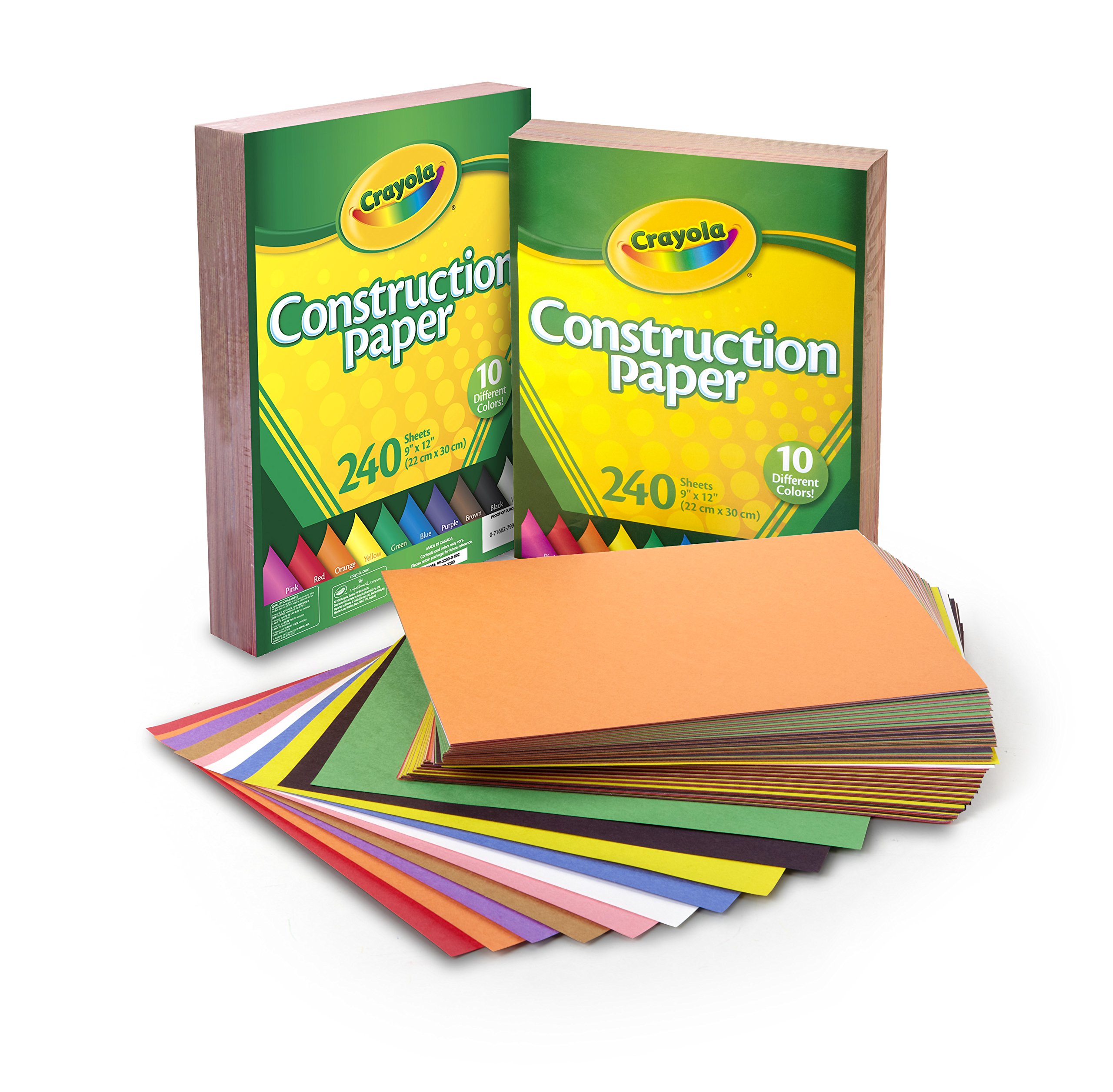 Crayola Construction Paper 480 Count 2 Packs Of 240 Each 10 
