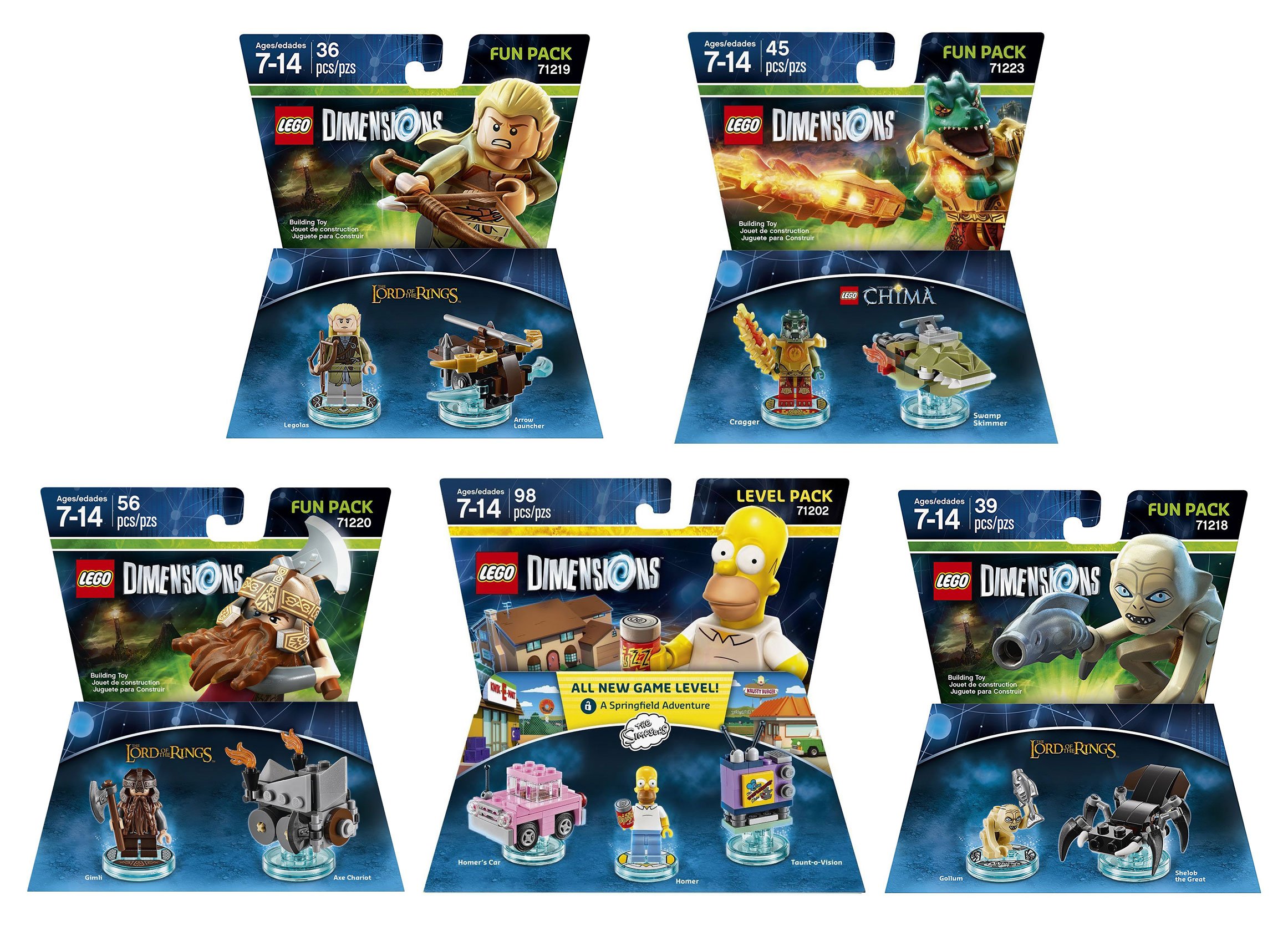 Buy The Simpsons Homer Simpson Level Pack + The Lord Of The Rings ...