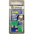 Amazon.com: Littelfuse 0ATO030.VPGLO ATO SmartGlow 12 Volt DC 30 Amp Fuse, (Pack of 2) : Automotive