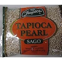 Amazon.com : Tropics Tapioca Pearl or Sago 8 Oz. Small Pcs : Beans ...