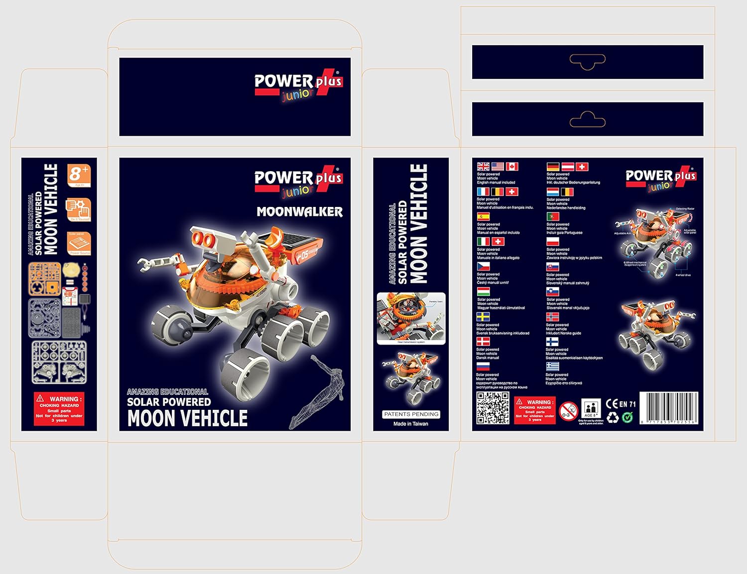 POWER plus MoonWalker Solar Powered Moon Vehicle Toy Kit – BigaMart