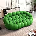 Amazon.com: BAMOOLI Modern Upholstered Loveseat Sofa, 74.8'' Bubble ...
