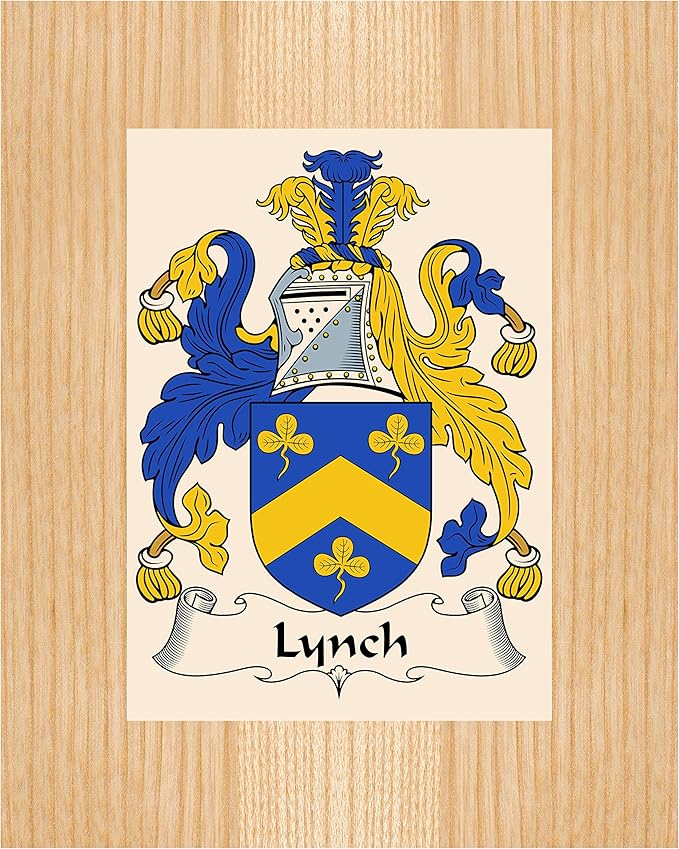 Amazon.com - Carpe Diem Designs Lynch Coat of Arms/Lynch Family Crest ...