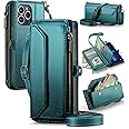 Amazon.com: Strapurs Crossbody Wallet Case Compatible with iPhone 13 Pro Max RFID Blocking 10 ...
