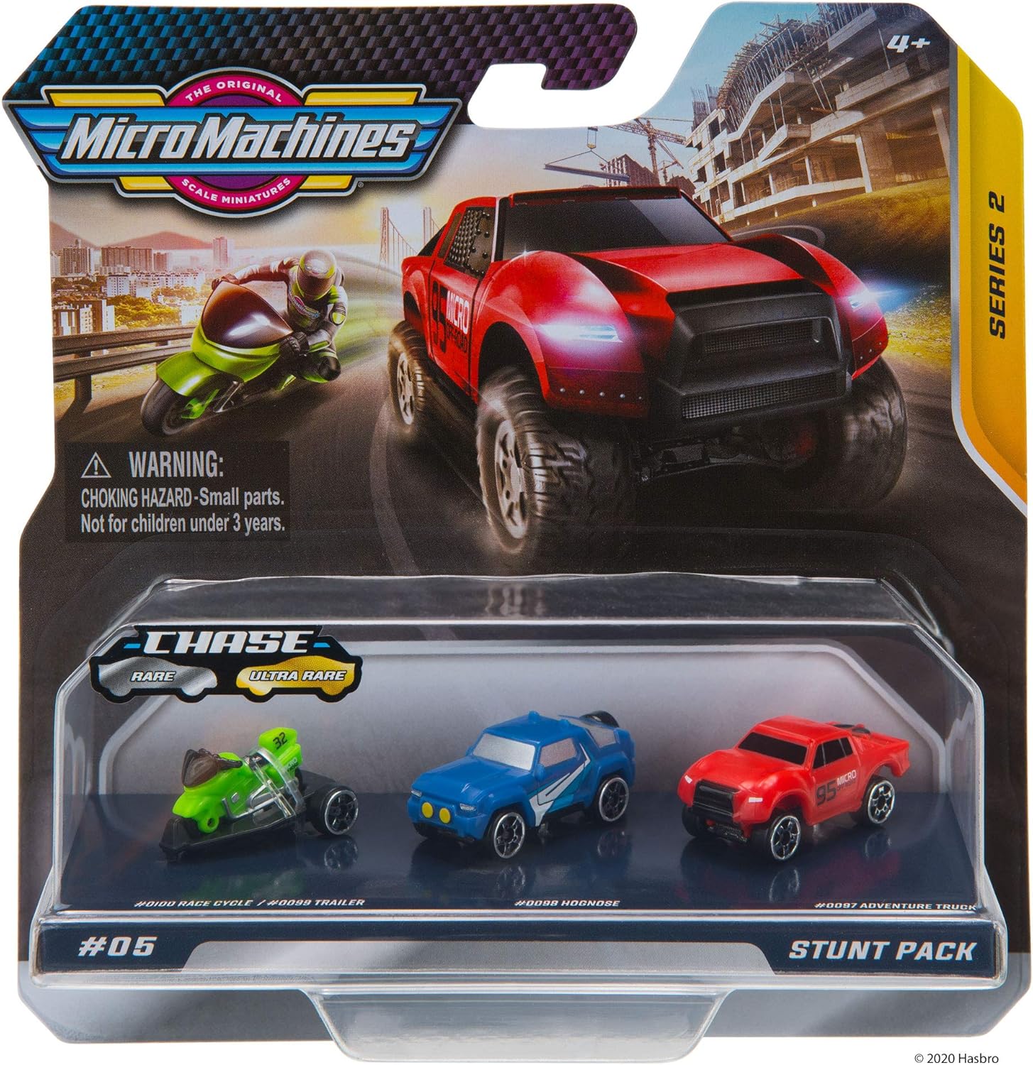 Micro Machines Starter Pack, Stunt – Includes 3 Vehicles, Motorcycle ...