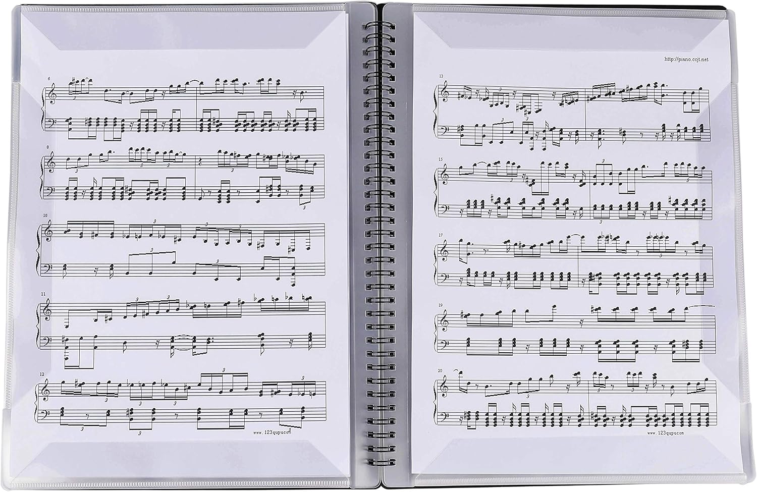 Music Sheet Folder Song File Clef Paper Storage Documents Holder Bag ...