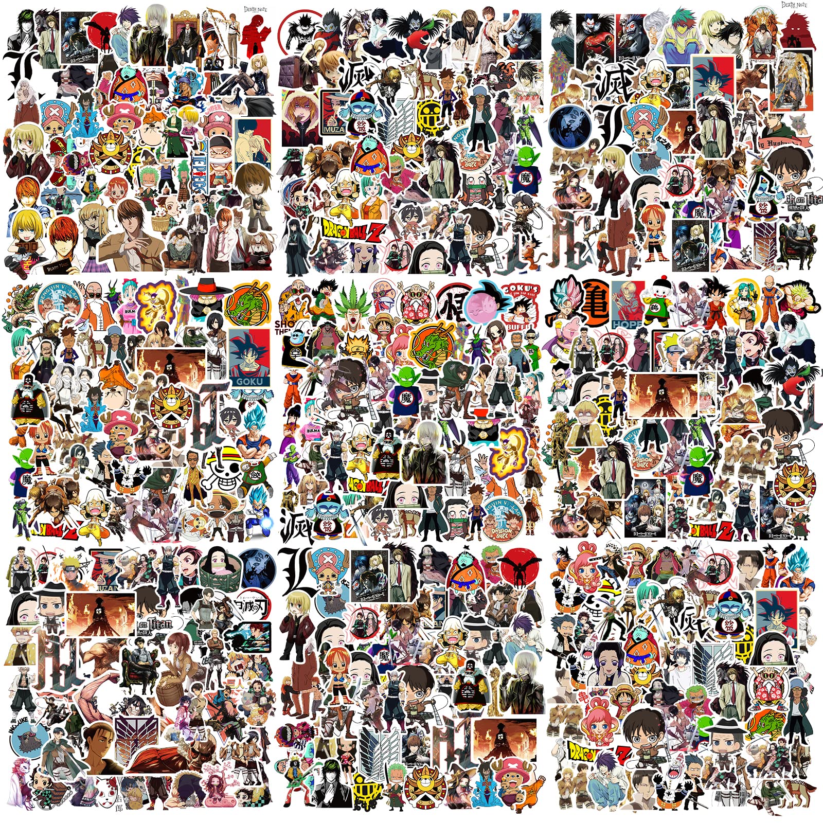 Mua Arme Anime Stickers Mixed Pack,300Pcs Mixed with Classic Anime ...
