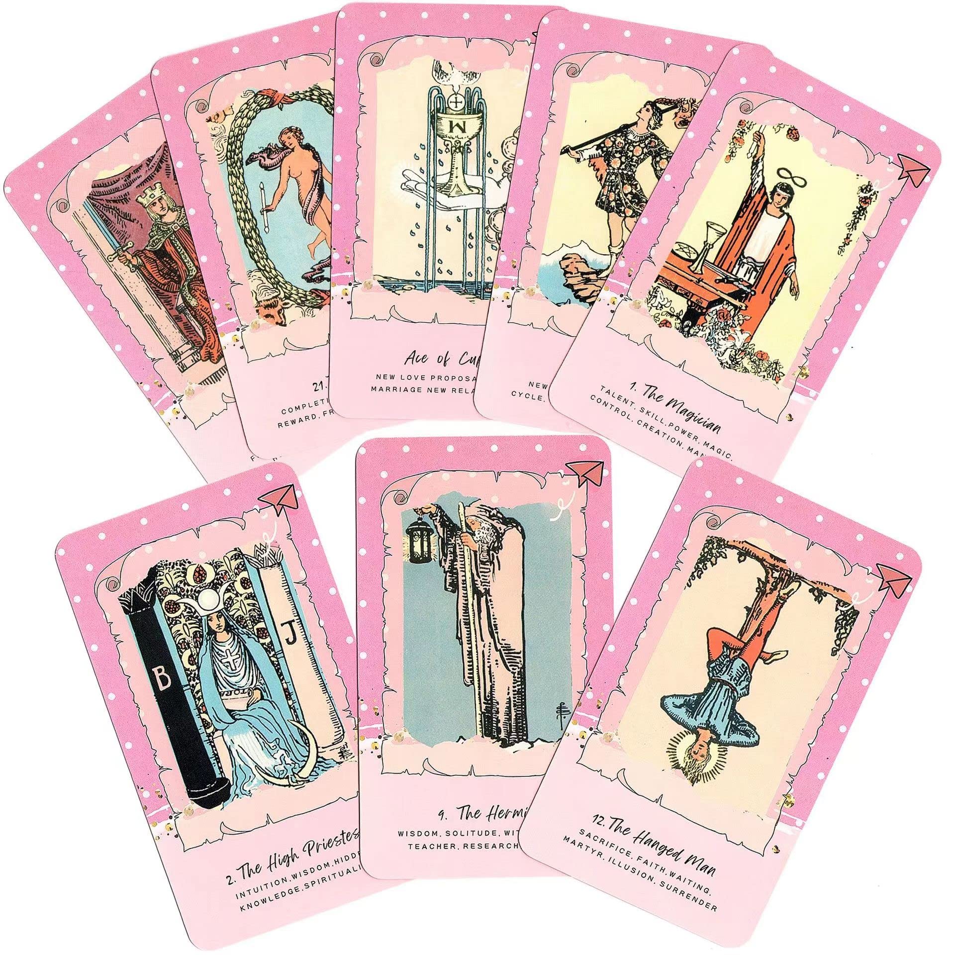 Mua sishui Tarot Cards Deck with Guidebook- Traditional Standard Tarot ...