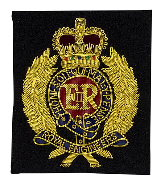 Royal Engineers Regimental Blazer Badge: Amazon.co.uk: Clothing