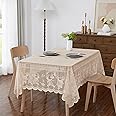 Amazon.com: LinenZone 60 x 84 Rectangular Vintage Tablecloth. Each Lace ...