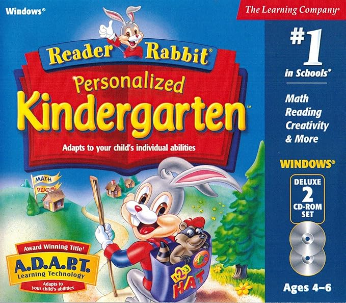 Amazon.com: Reader Rabbit Personalized Kindergarten Deluxe: Software