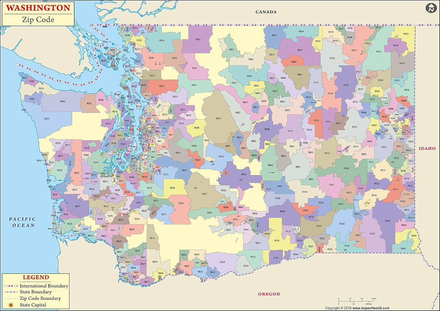 Washington State Zip Code Map Map Of The Usa With State Names Washington State Zip Code Map Map Of The Usa With State Names