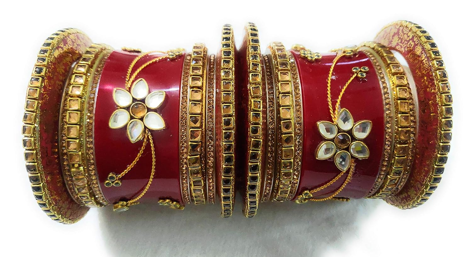 Buy Moyomo Articles Rajasthani Rajputi Bridal Set_Chuda Set for Women ...