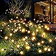 PATIOPIA Solar Garden Lights, 80 LED Firefly Garden Lights Solar Outdoor, Solar Lights for ...