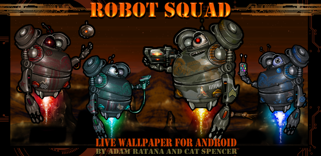 Amazon.com: Robot Squad Live Wallpaper: Appstore for Android