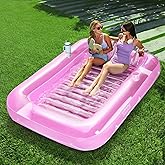 Amazon.com: SLOOSH Inflatable Tanning Pool Lounger Float, 85" x 57 ...