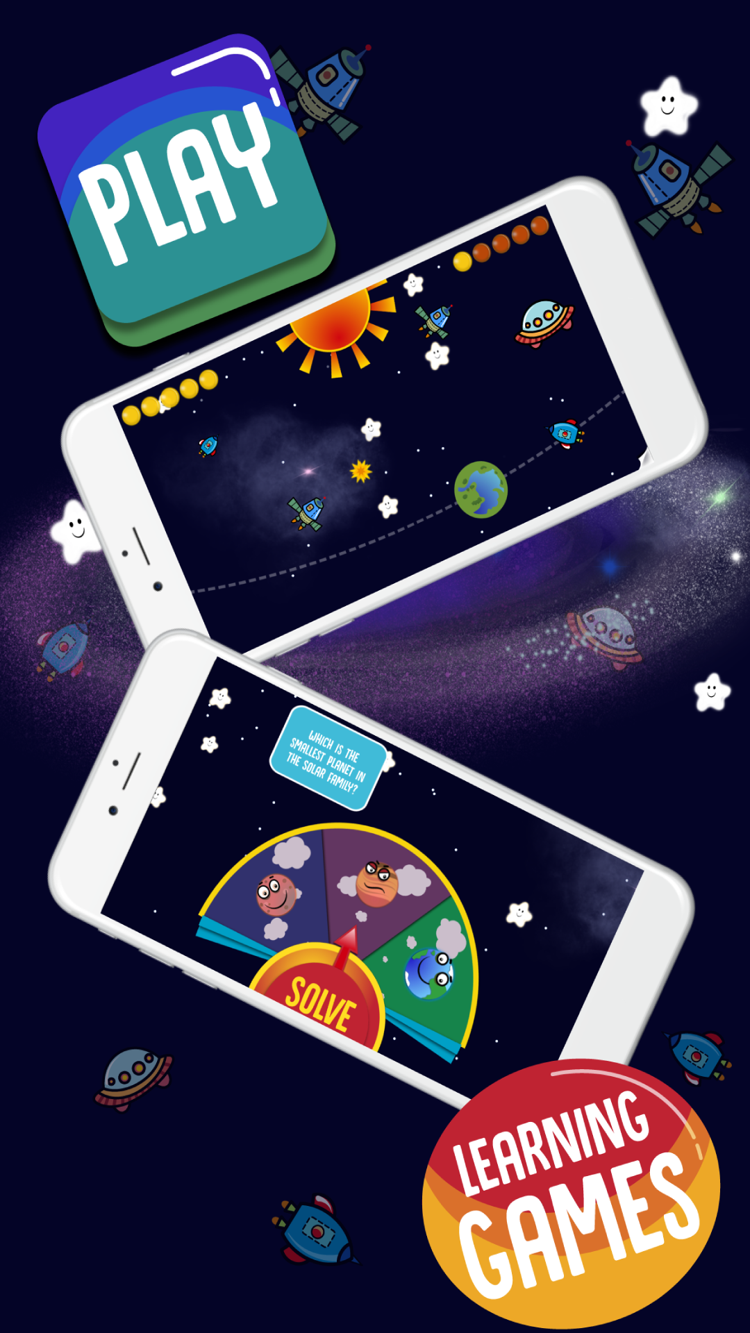 Solar Family Planets Story Games about Solar System for Kids:Amazon.co ...