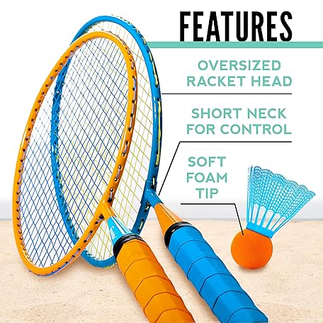 Mua Franklin Sports Badminton Racket Set - Smashminton, Oversize - 2 ...