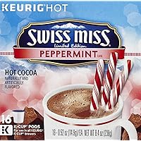 Amazon.com : Swiss Miss Peppermint Chocolate Hot Cocoa, Keurig K-Cups ...