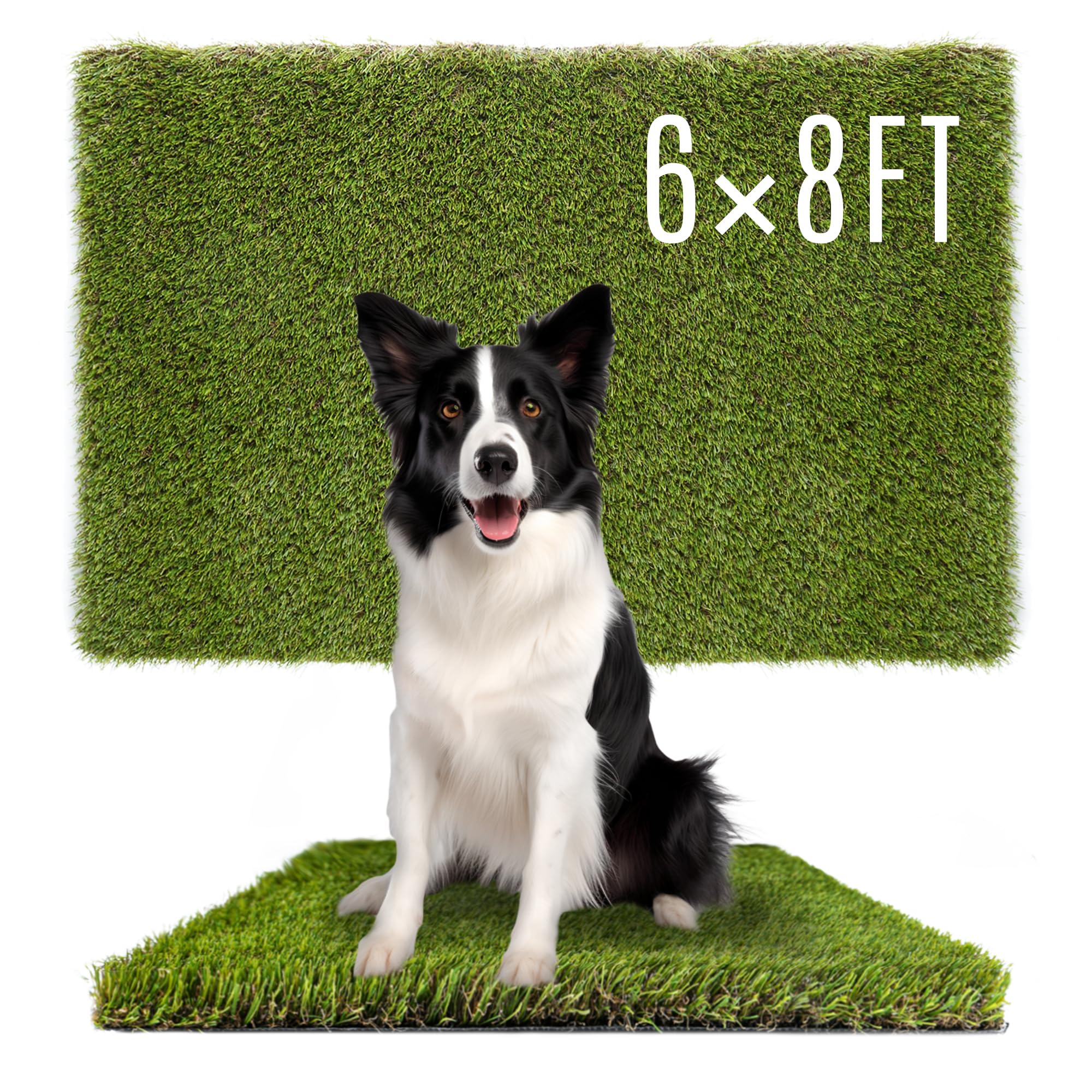 SUNTURF Dog Grass Pads 6 x 8 FT Artificial Grass Pee Pads for Dogs ...