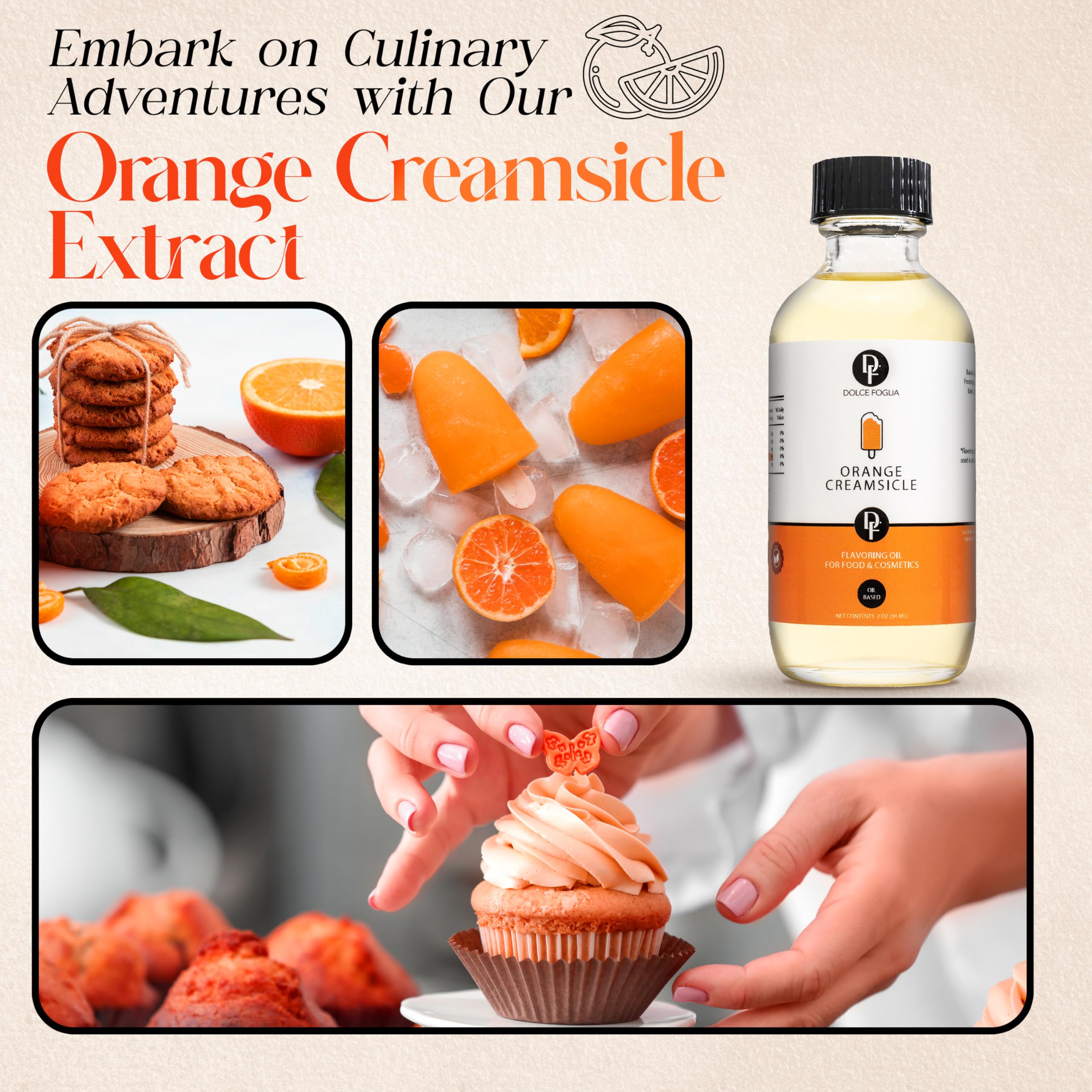 Mua Dolce Foglia Orange Creamsicle Extract - 2 Ounce Oil-Soluble ...