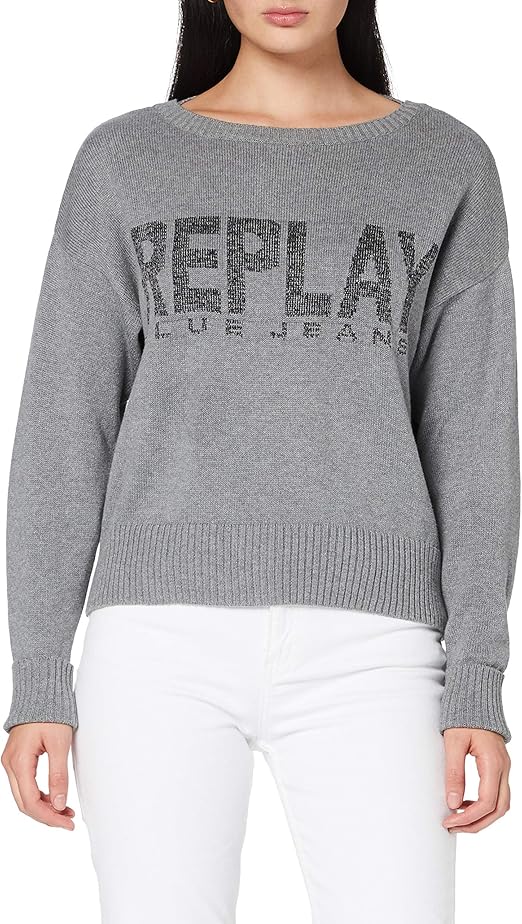 Replay Women's Pullover Sweater: Amazon.co.uk: Clothing