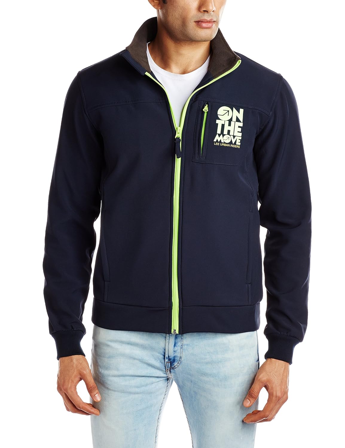 Lee Men's Sweatshirt (8907222297763_LESS1722_XX-Large_Navy): Amazon.in ...