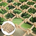 Amazon.com: Bakeling Hemp Rope Net, Child Safety Rope Netting, Balcony ...