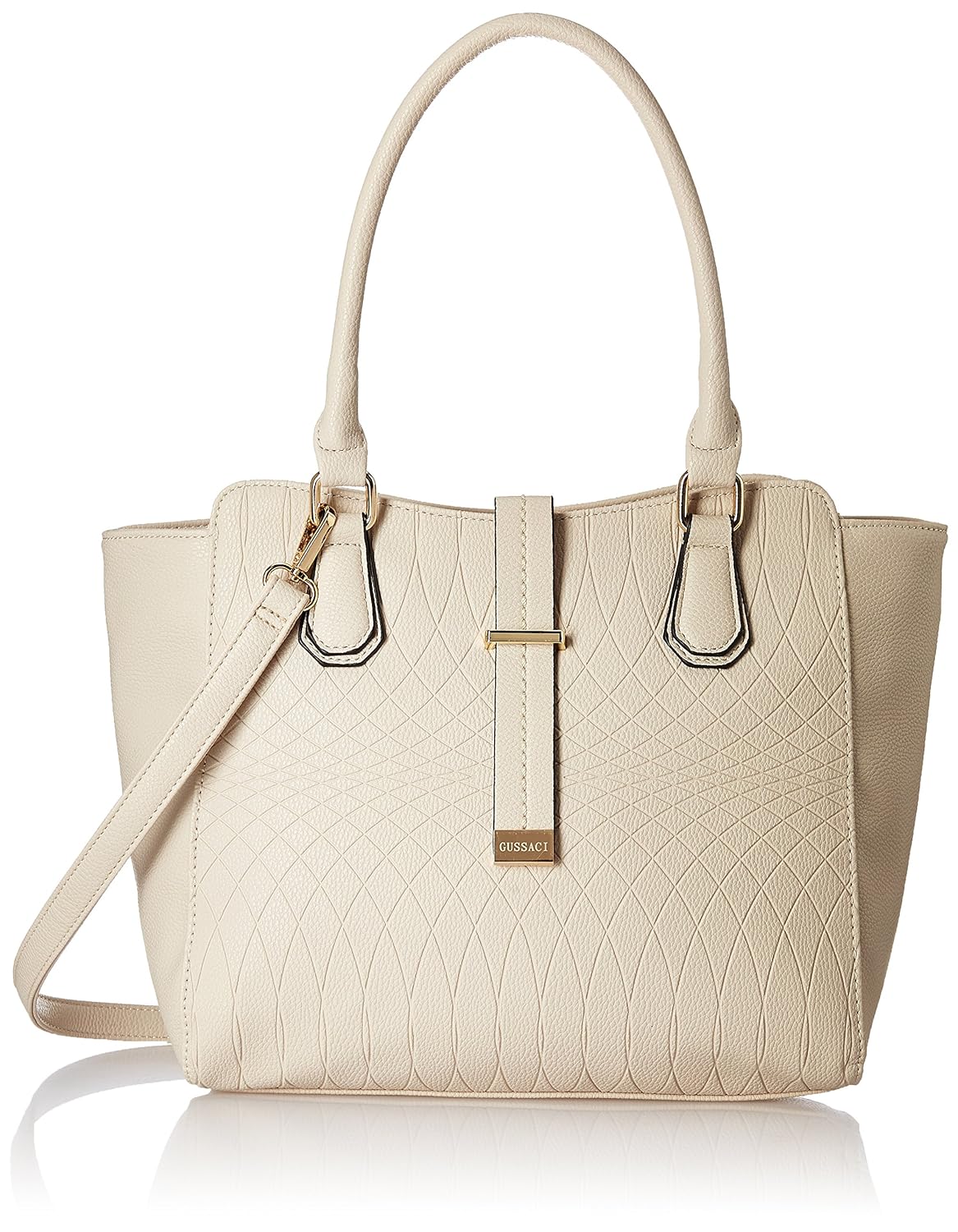 Buy Gussaci Italy Women Handbag (Off White) at Amazon.in
