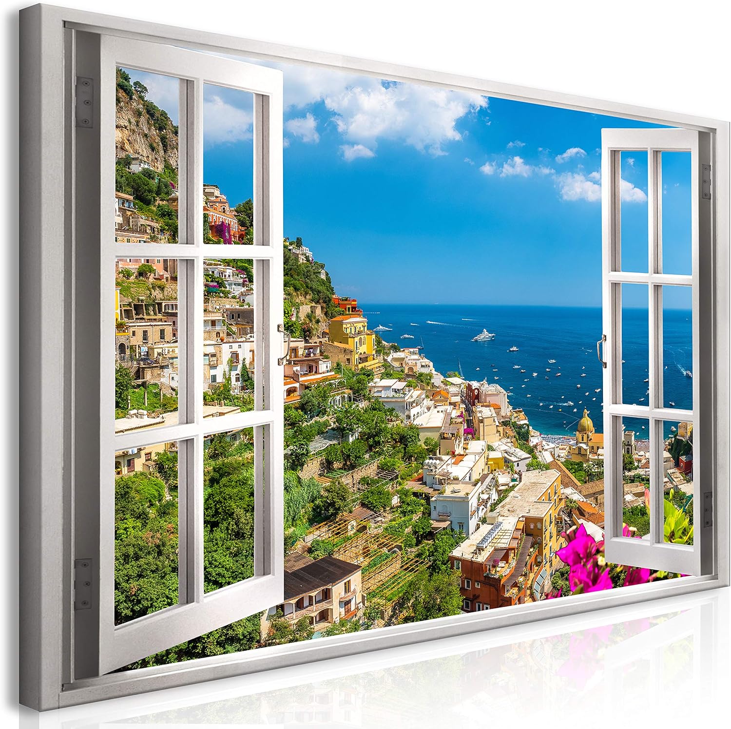 murando Canvas Wall Art Mega XXXL Window 160x80 cm / 62.99"x31.49 ...
