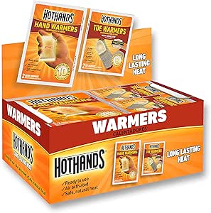 Amazon.com: HotHands Hand & Toe Warmers - Long Lasting Safe Natural ...