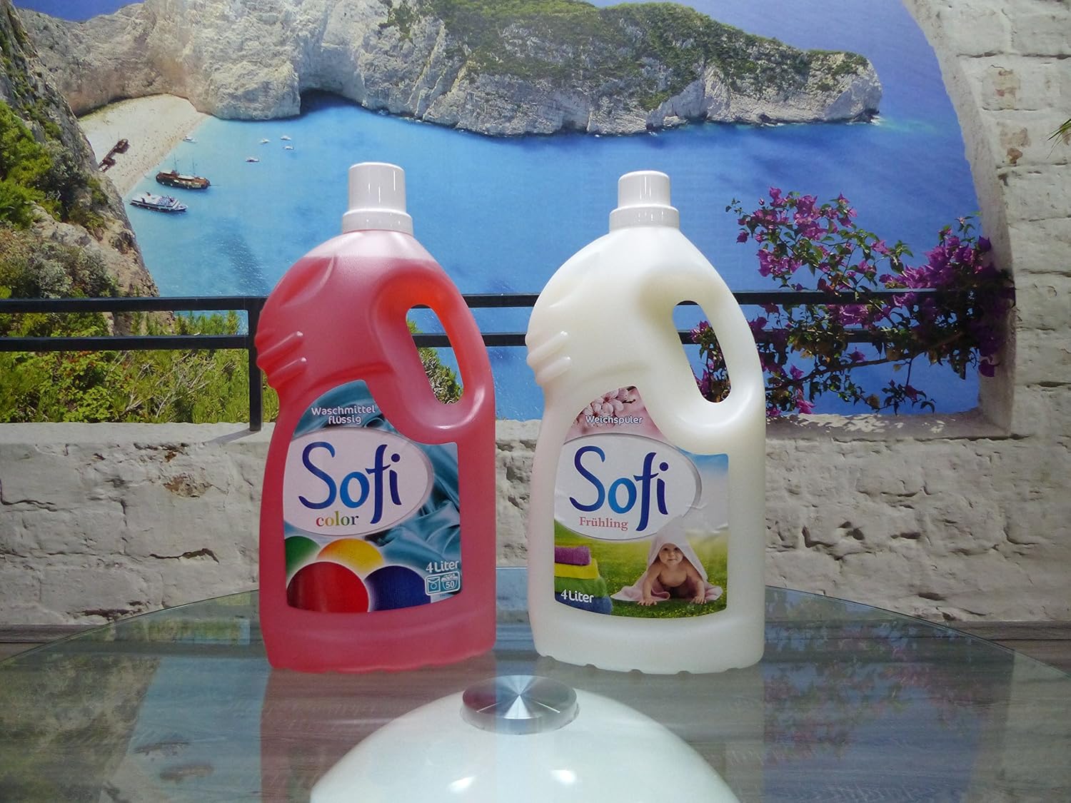 Sofi Color Waschmittel &Sofi Frühling Weichspüler je 4L: Amazon.de ...