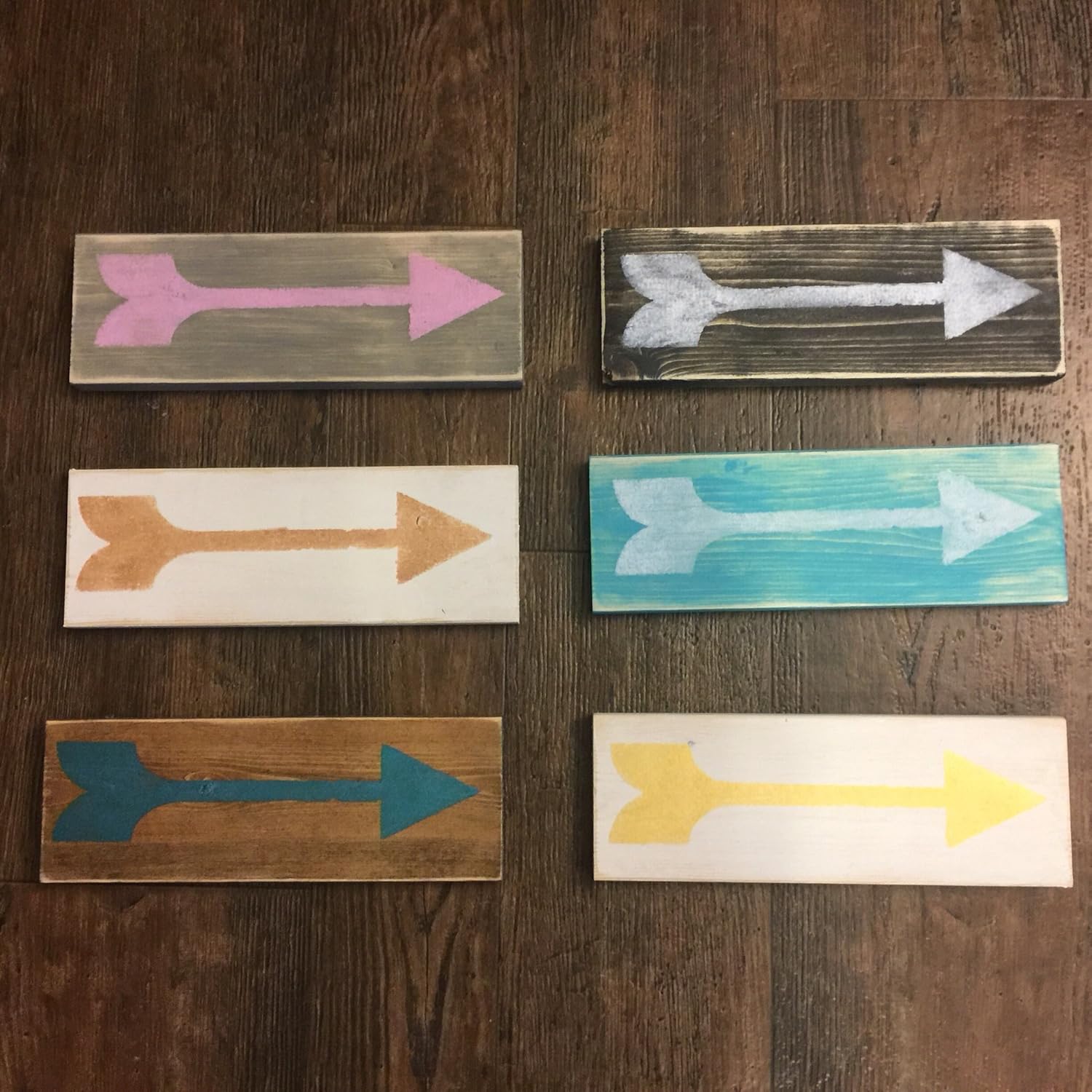 Amazon.com: Wood arrow signs gallery wall decor: Handmade