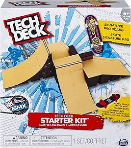 Amazon.com: Tech Deck - Starter Kit - Ramp Set and Board : Toys & Games