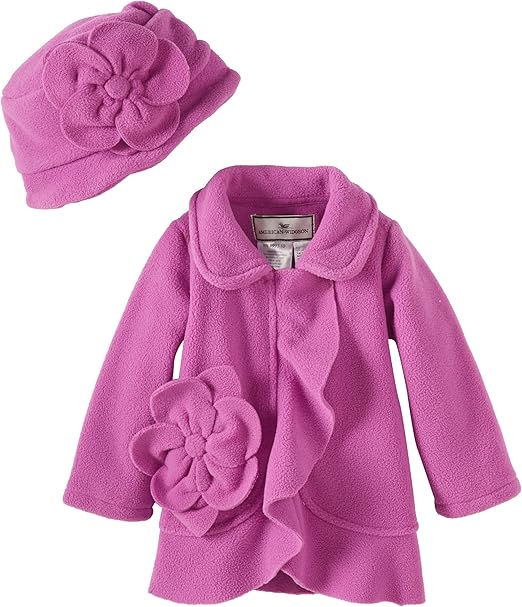 Amazon.com: Widgeon Baby Girls' Flower Ruffle Jacket, Amethyst, 24 ...