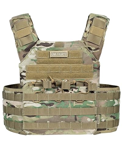OneTigris DOOM Tactical Vest, Adjustable Airsoft Vest MOLLE Vest for ...