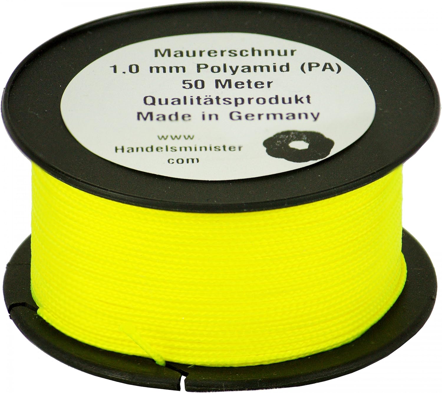 1mm Maurerschnur 50m neongelb Pflasterschnur Richtschnur Lot ...
