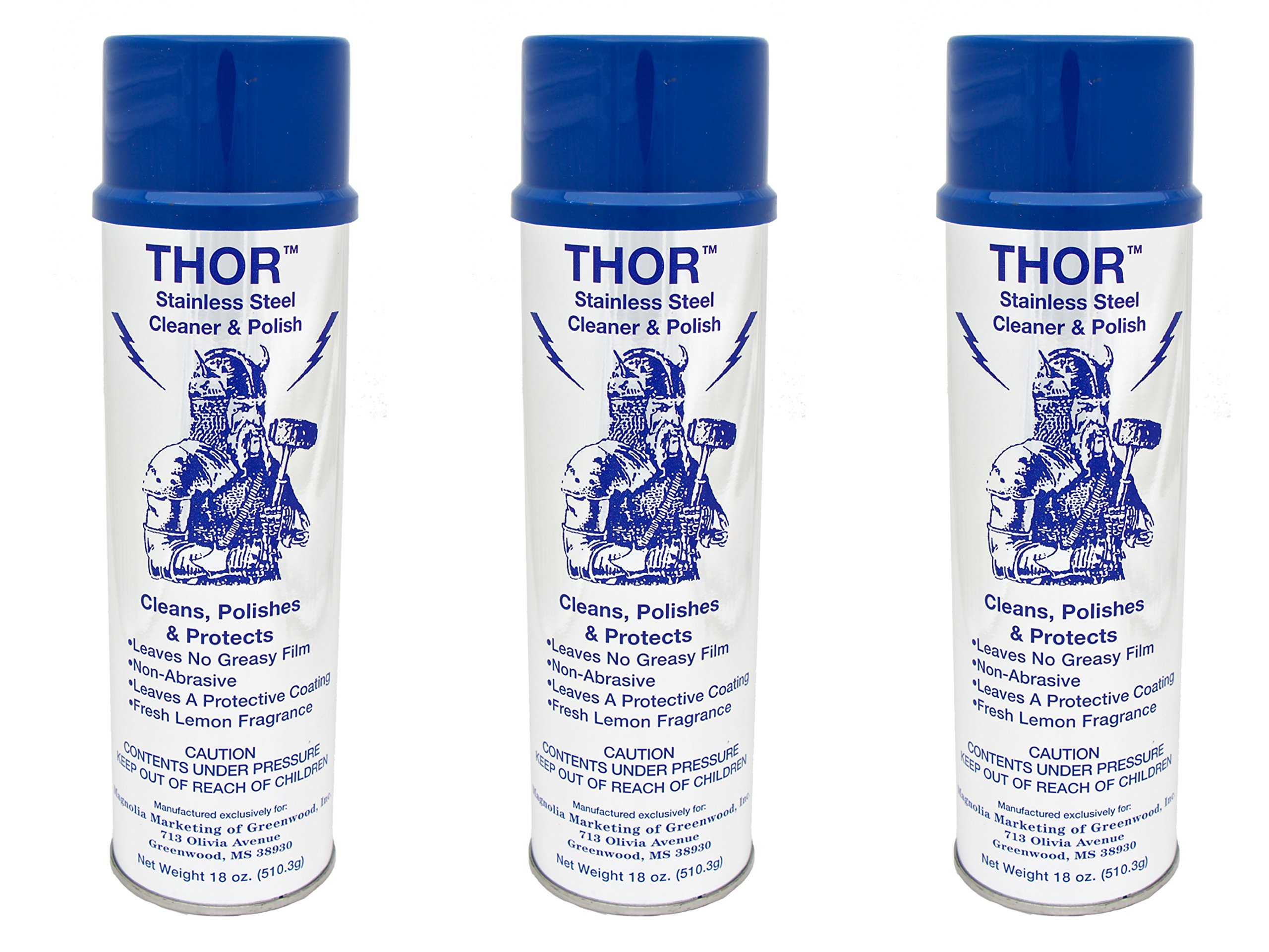 Amazon.com: Thor Appliance, Glass, and Surface Cleaner (3 Cans) - 18 Oz ...
