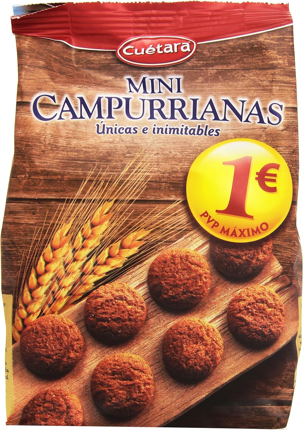 Cuètara - Mini Campurrianas - Galletas 300 gr - Pack de 3 (Total 900 ...