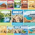 Amazon.com: gisgfim 9 Pcs Bible Story Map Posters Bible Christian ...