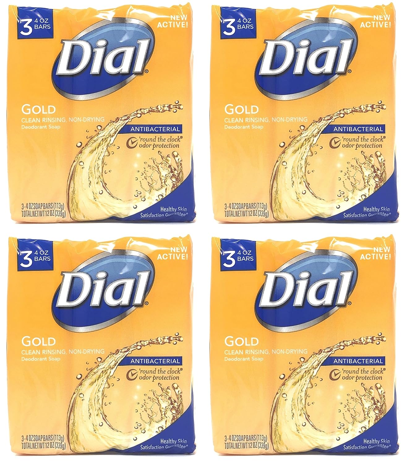 Amazon.com : Dial Antibacterial Deodorant Soap, Gold, 4 Ounce, 3 Bars ...