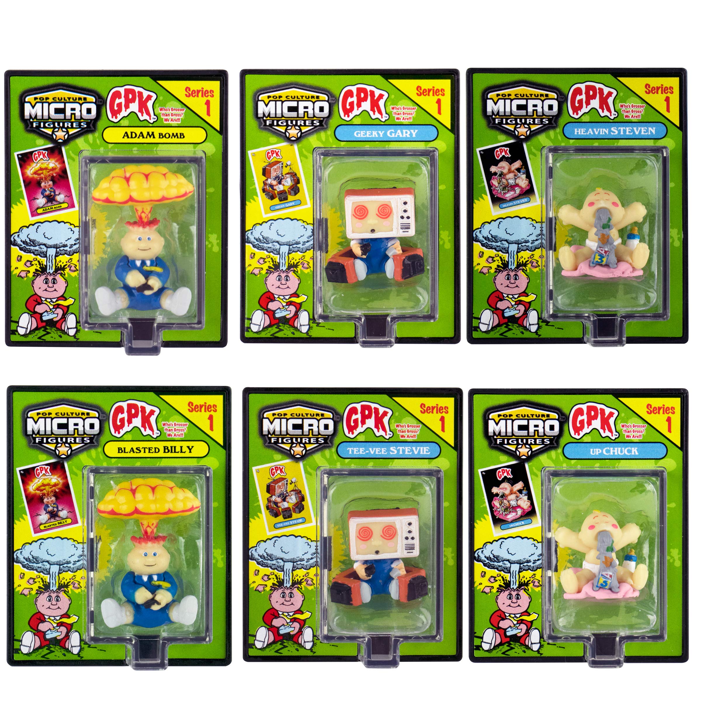 Mua Worlds Smallest GPK Garbage Pail Kids Bundle Set of 6 Mini Figures ...