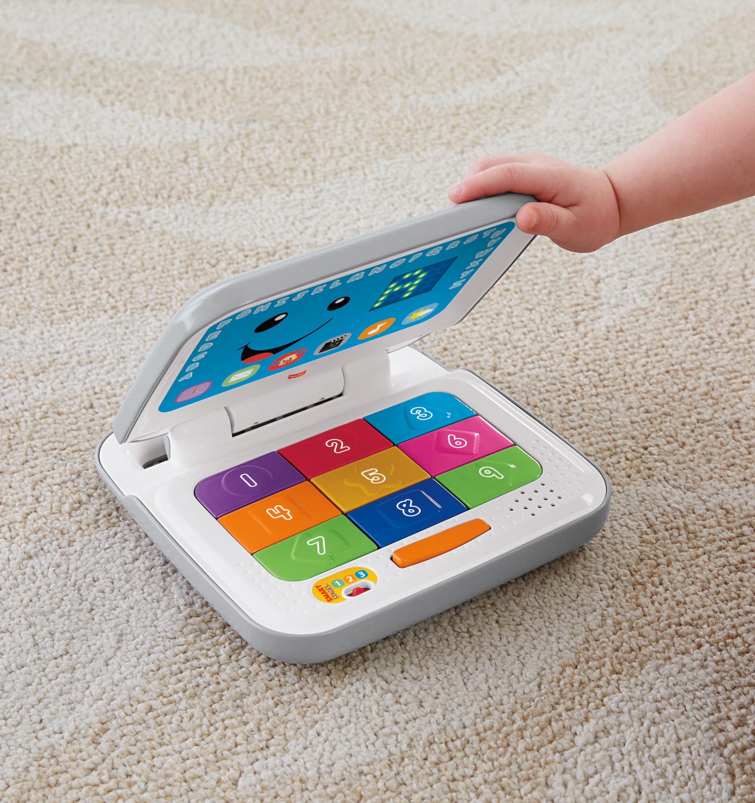 Fisher-Price Laptop de escenarios de risa y aprendizaje de escenarios ...