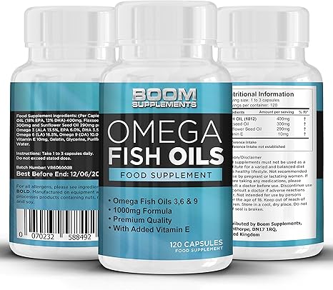 Omega 3 6 9 | Aceites de Pescado Omega 3 6 9 de 1000mg | Máxima ...