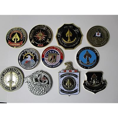 Buy Set of 11 CIA Challenge Coins CIA SAD Special Operations Group ...