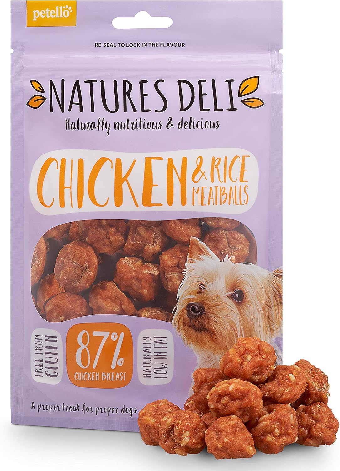 Natures Deli Chicken and Rice Meatball Dog Treats – Nutritious ...