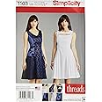 Amazon.com: SIMPLICITY Patterns 1103 Misses' Dress with Bodice and ...